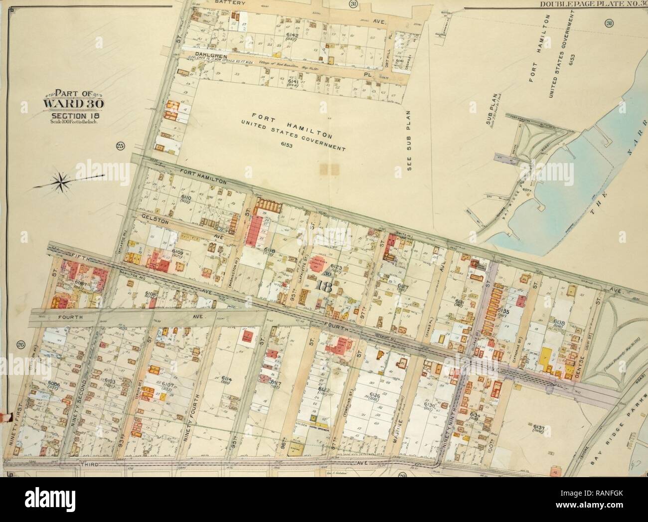Brooklyn, Vol. 6, Double Page Plate No. 30, Part of Ward 30, Section 18 ...