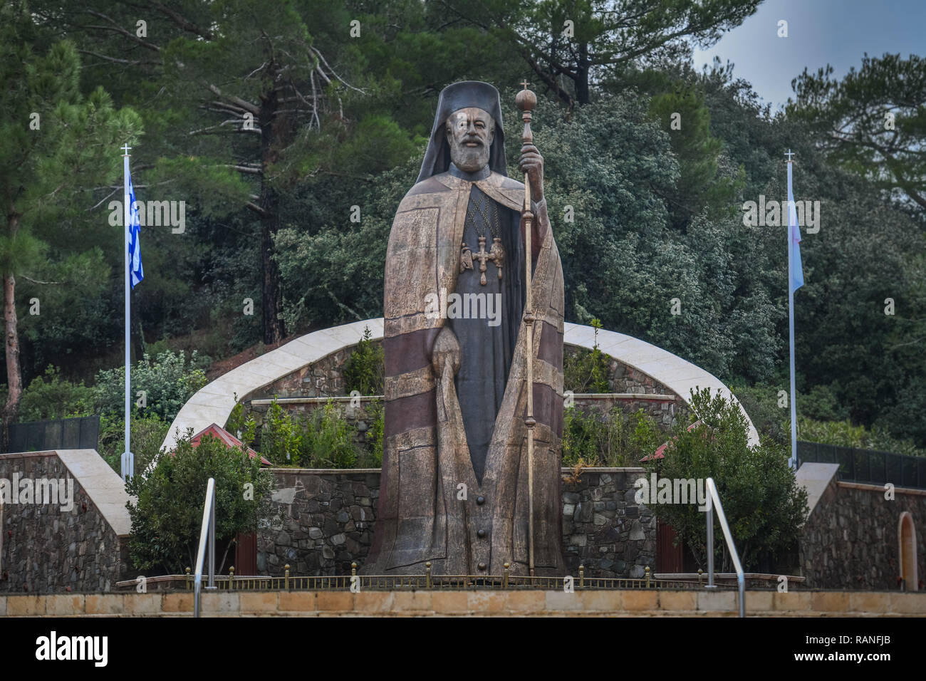 Statue makarios tomb hi-res stock photography and images - Alamy