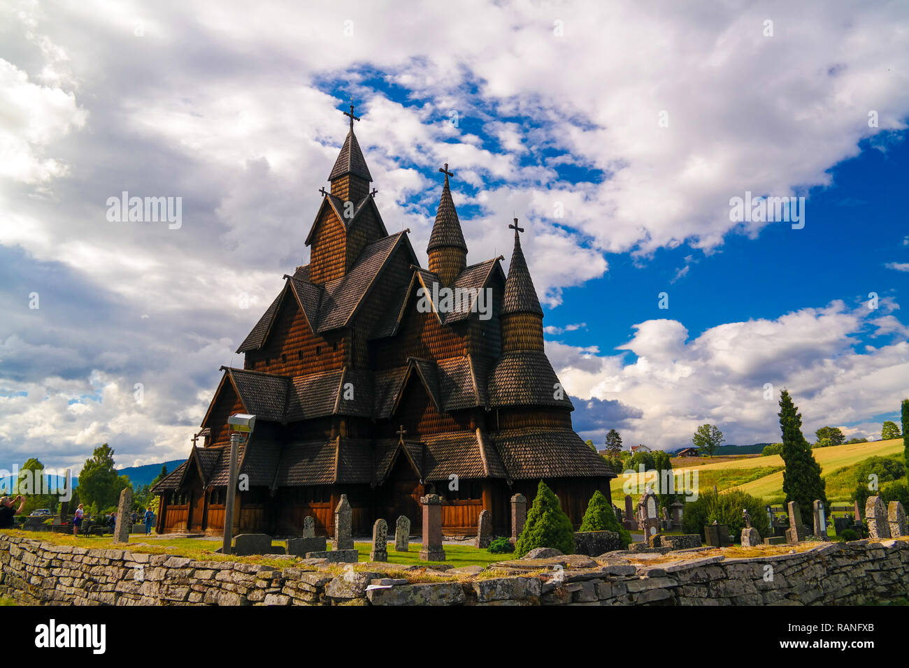 Heddal Stave Church, Norways largest stave church, Notodden ...