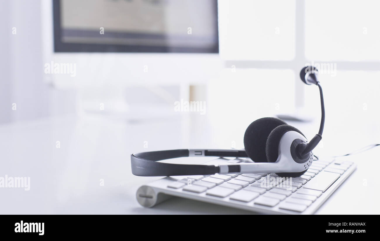 Communication support, call center and customer service help desk. VOIP ...