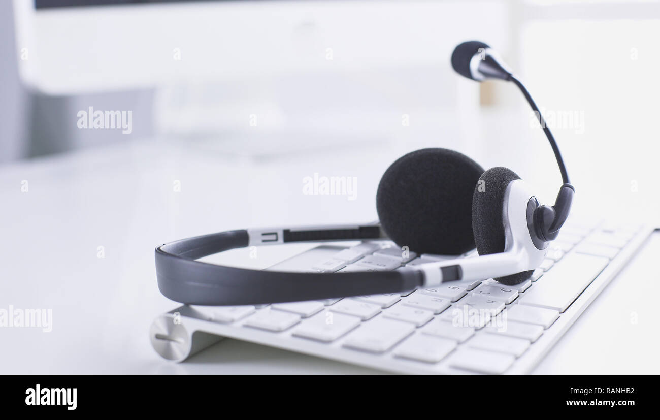 Communication support, call center and customer service help desk. VOIP ...