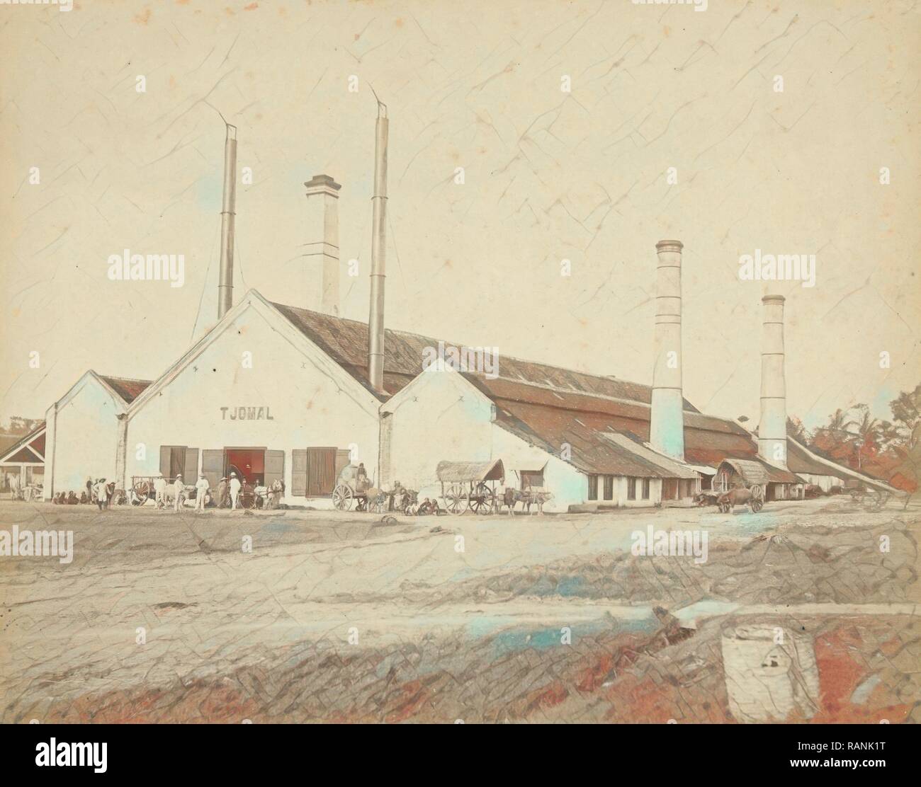 Factory Building of sugar Tjomal Java, Indonesia, Anonymous, 1870 ...
