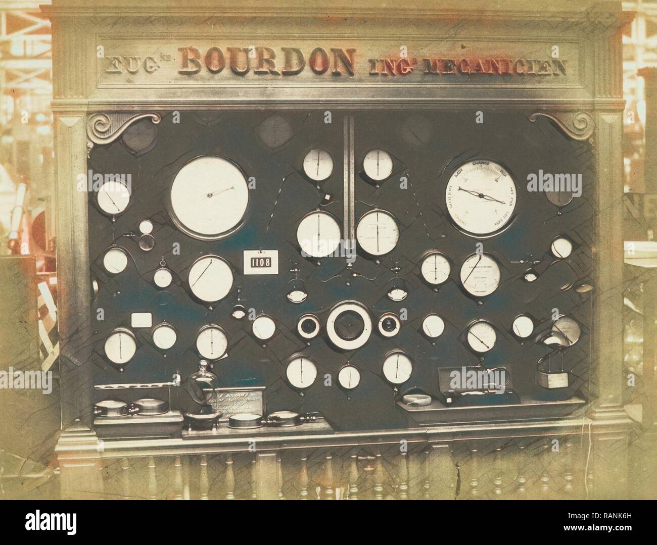 Metallic Barometers. Bourdon, Anonymous, 1851. Reimagined by Gibon ...