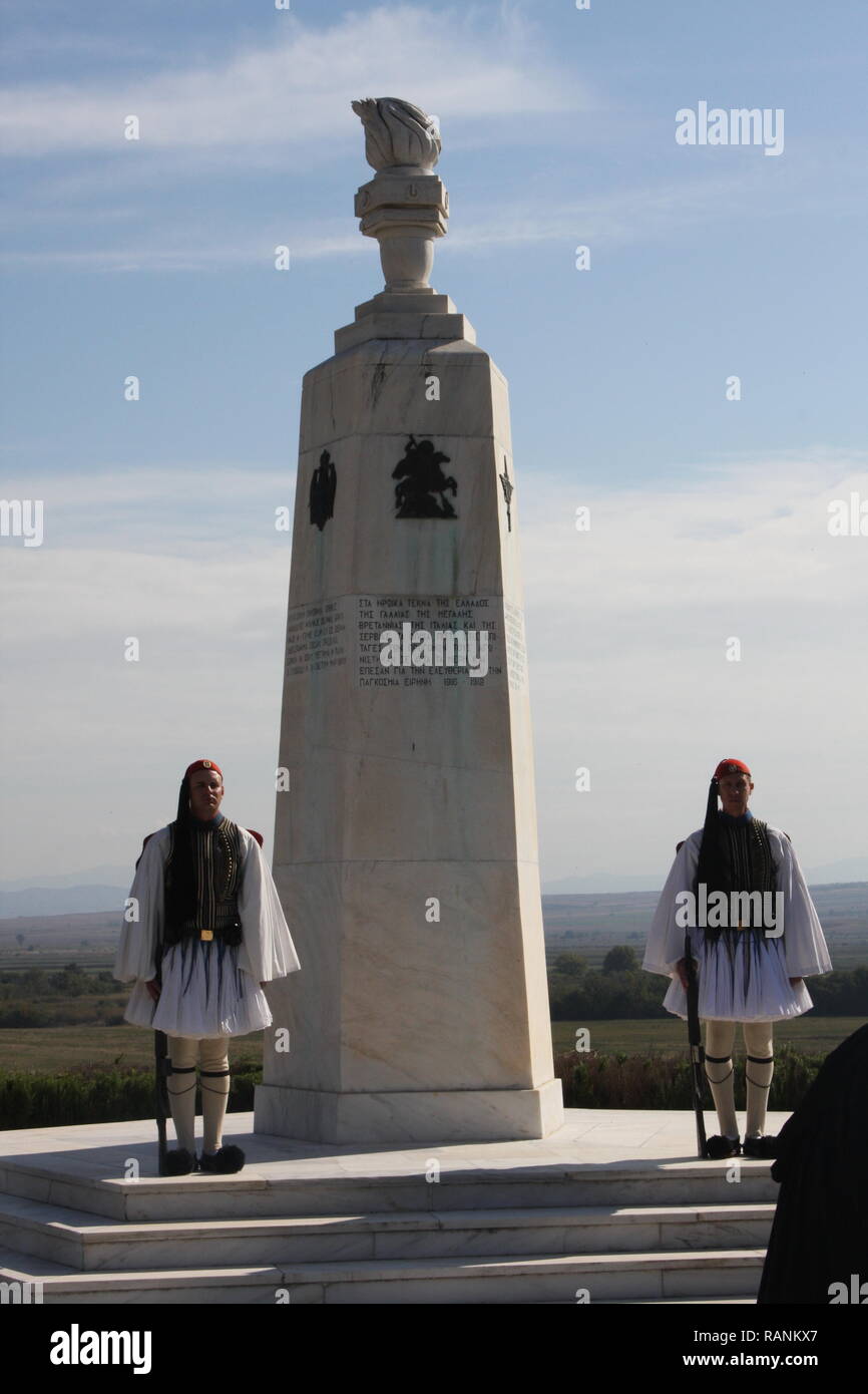 Prime ministers in group statues in Greece Stock Photo - Alamy