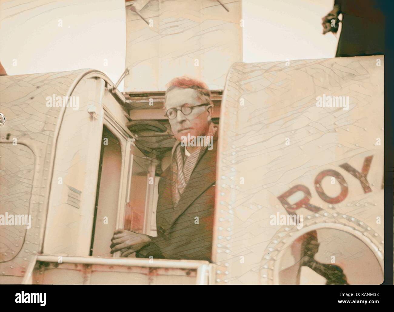 Air views of Palestine. Flight from Gaza to Cairo via Ismalieh. Late ...