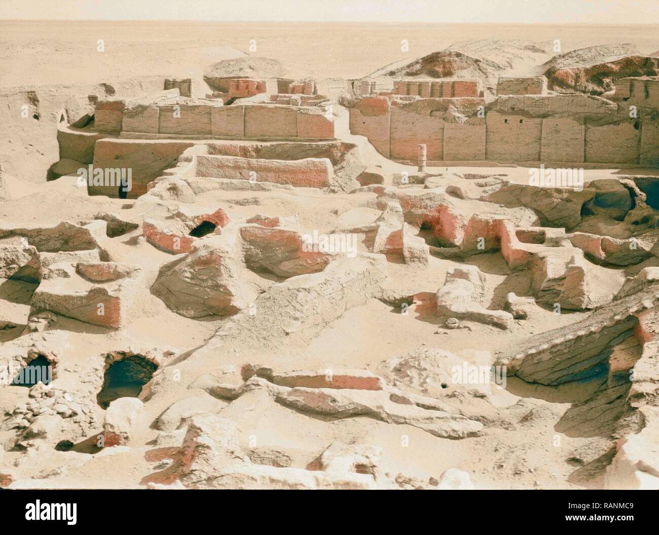 Ur. (So called of the Chaldees). Temple of Nannar, the moon God. 1932 ...