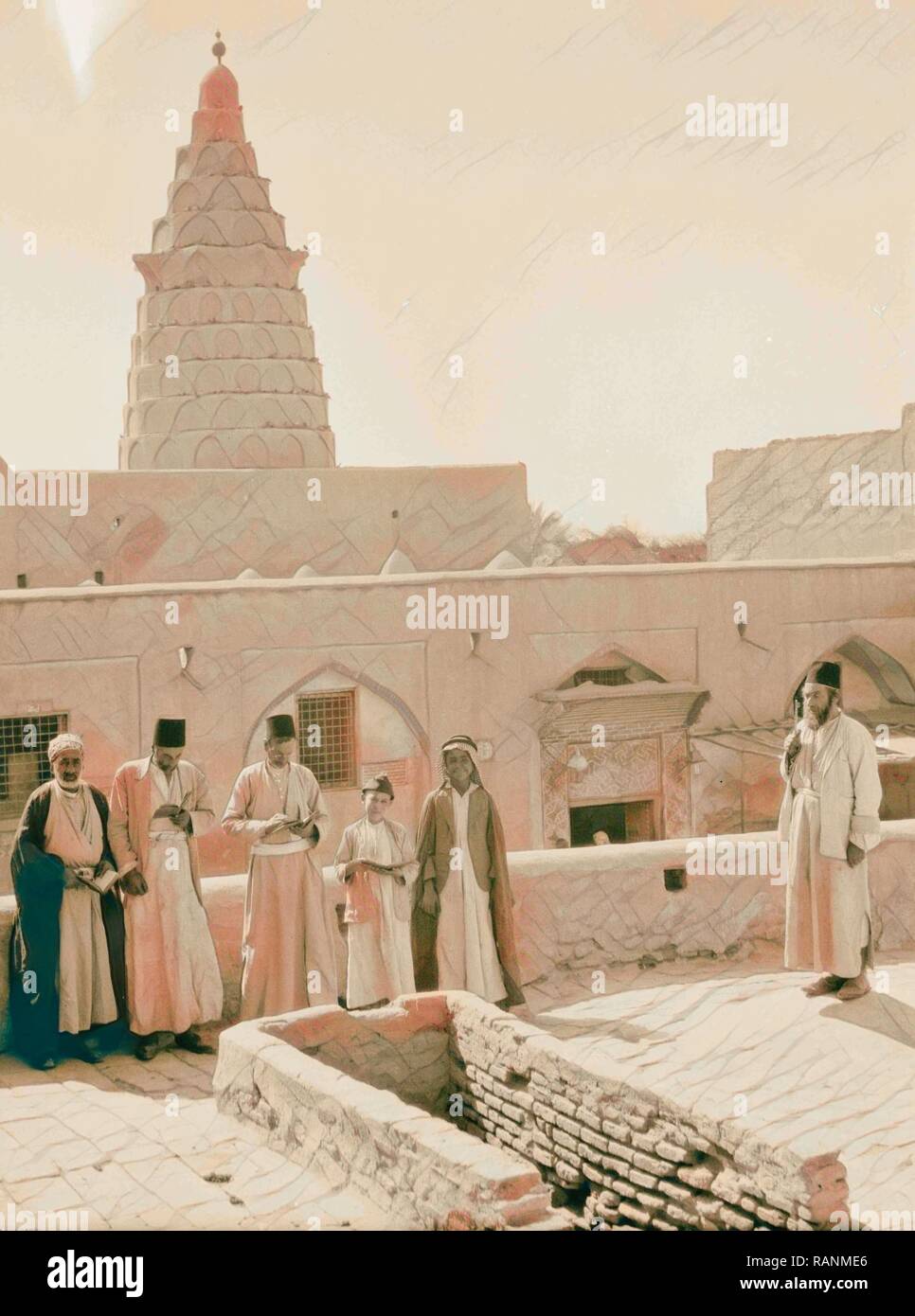 Kifl. Native Muslim village with a Jewish shrine to the prophet Ezekiel ...