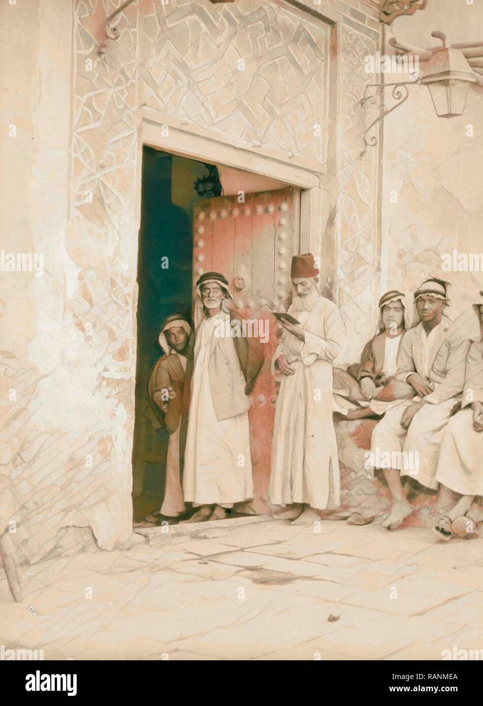 Kifl. Native Muslim village with a Jewish shrine to the prophet Ezekiel ...