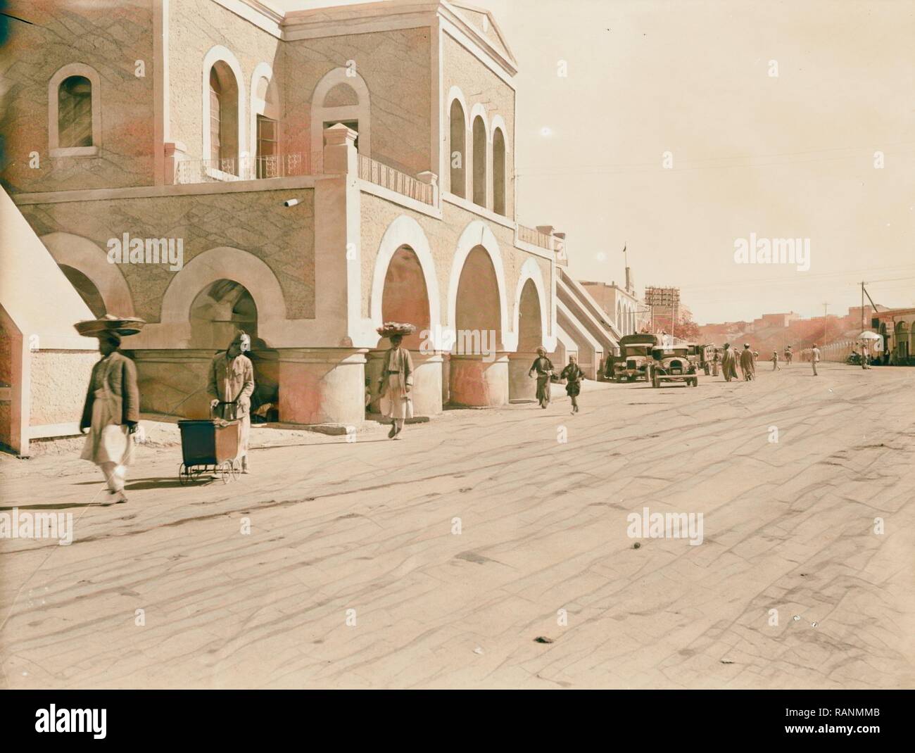 Kirkuk. Typical architecture on new street. 1932, Iraq, Karkuk ...