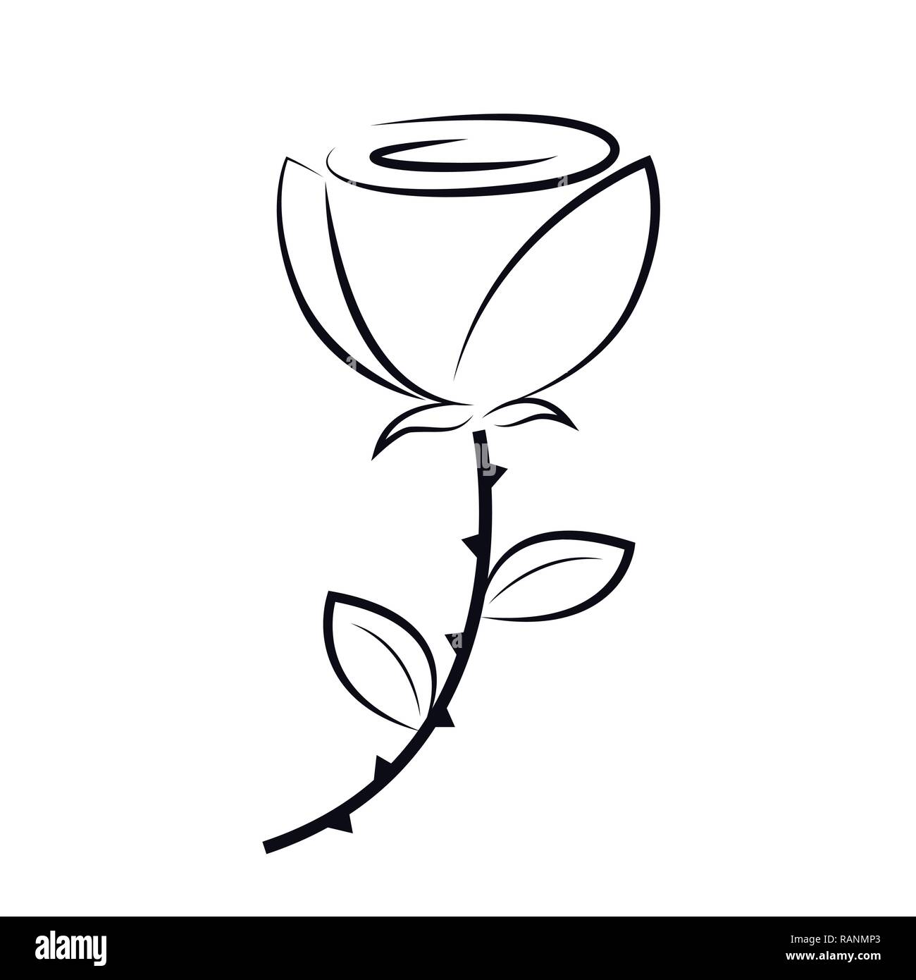 Love outline art Cut Out Stock Images & Pictures - Alamy