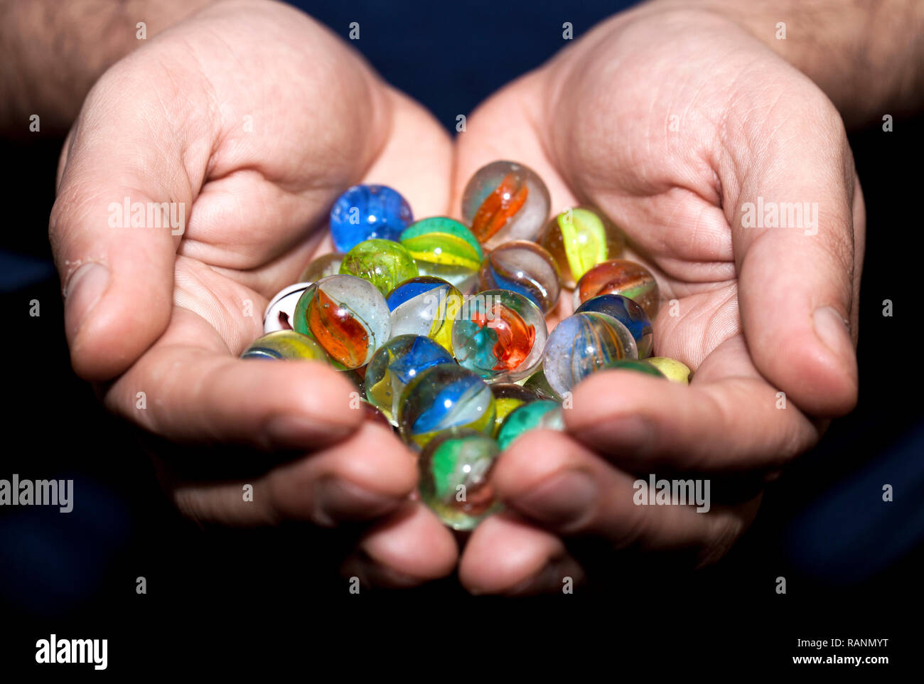 Game Toy Glass Round Ball Marble for Children Play Stock Photo - Alamy