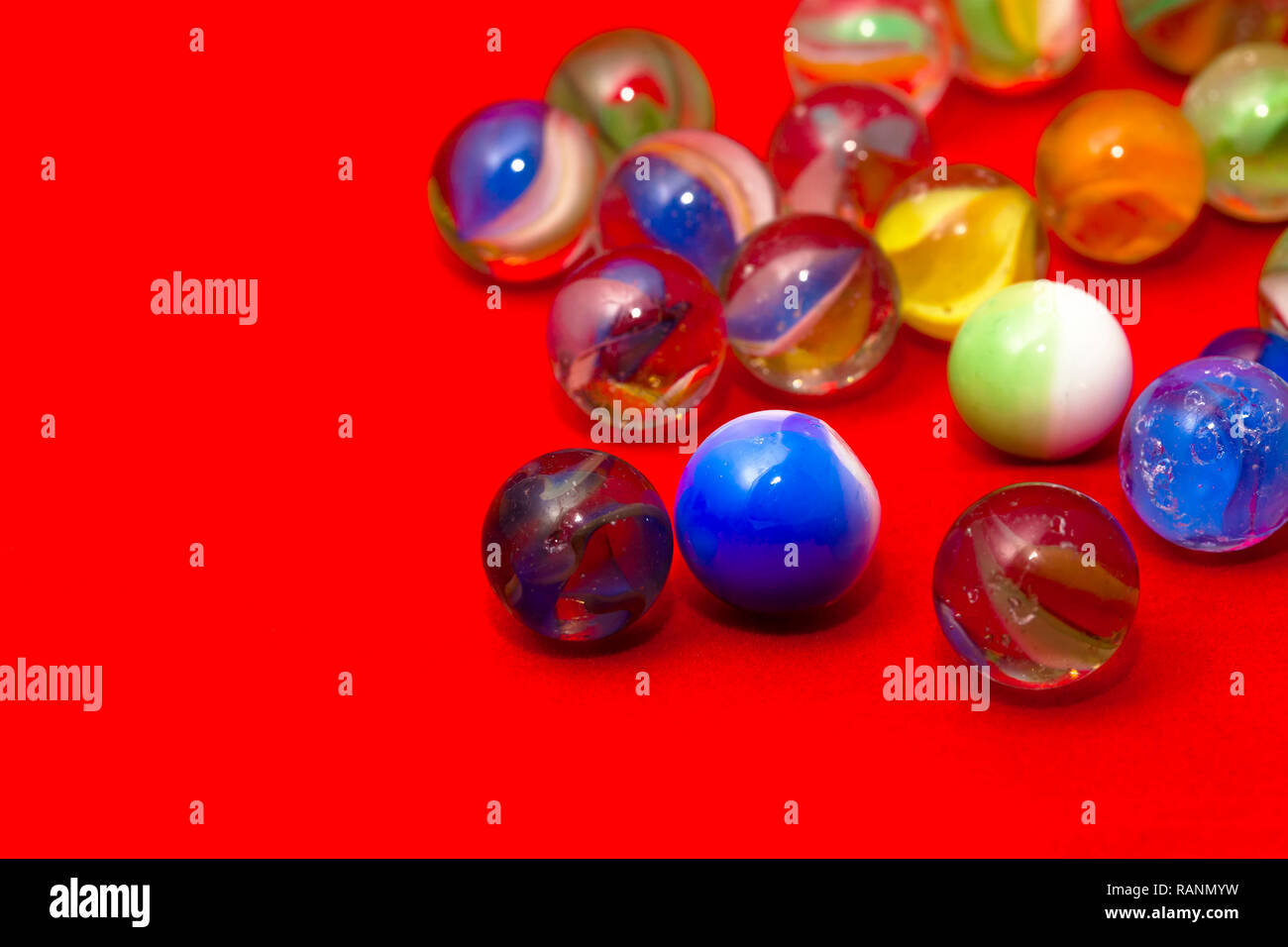 Game Toy Glass Round Ball Marble for Children Play Stock Photo - Alamy