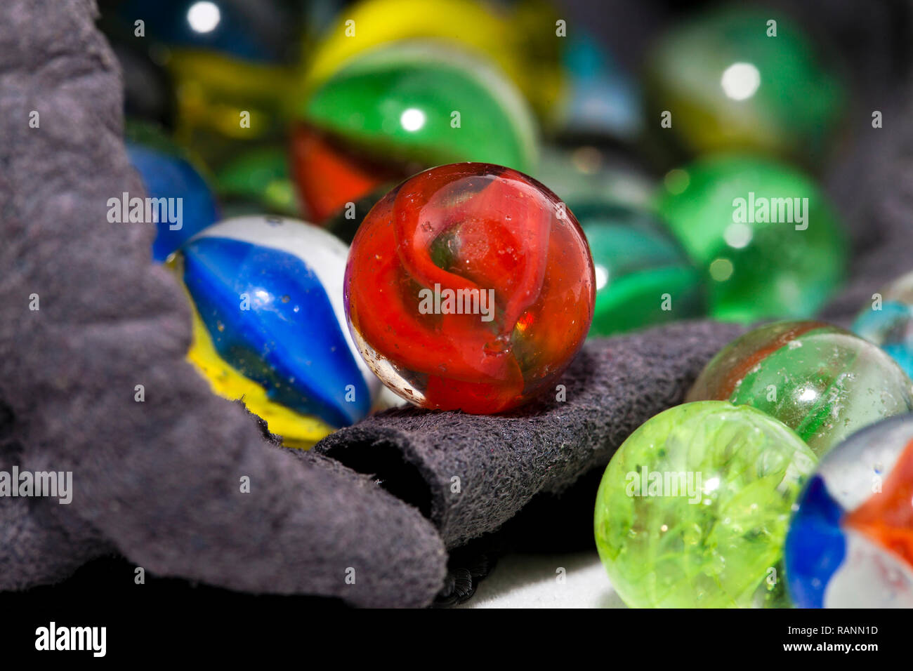 Game Toy Glass Round Ball Marble for Children Play Stock Photo - Alamy