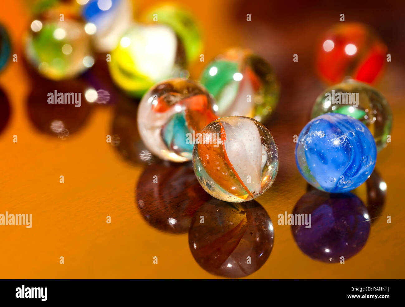 Game Toy Glass Round Ball Marble for Children Play Stock Photo - Alamy