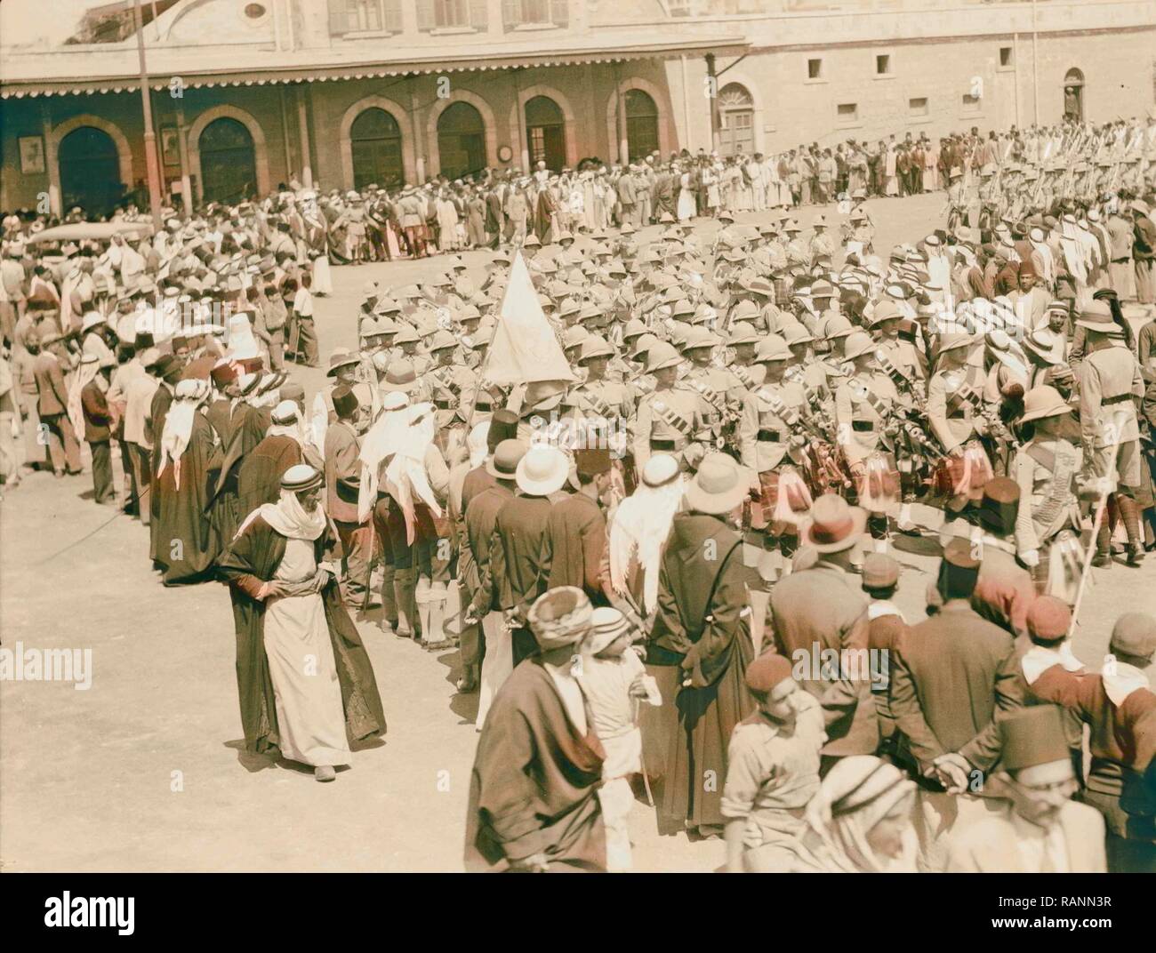 Emir Abdullah's return from London 1934, Middle East, Israel and/or ...