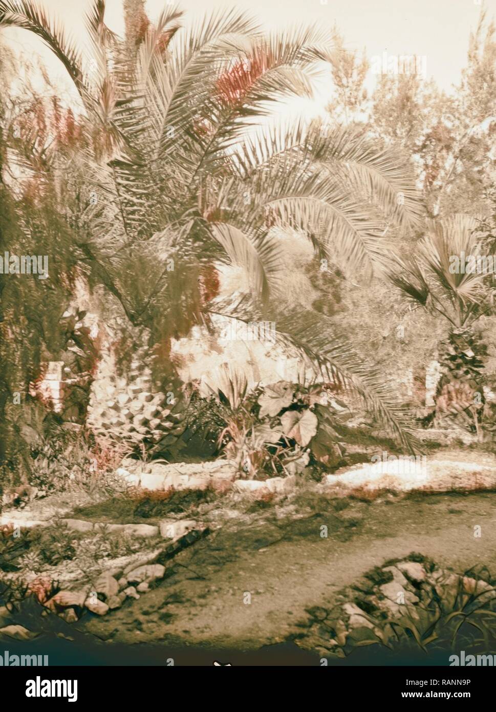 Garden Tomb & Gordon's Calvary 1935, Jerusalem, Israel. Reimagined by ...