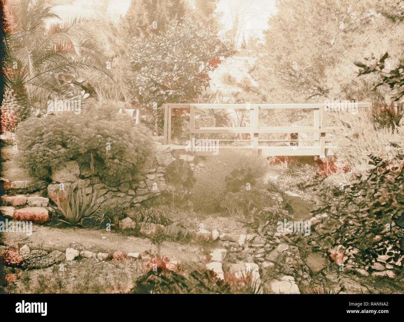 Garden Tomb & Gordon's Calvary 1935, Jerusalem, Israel. Reimagined by ...