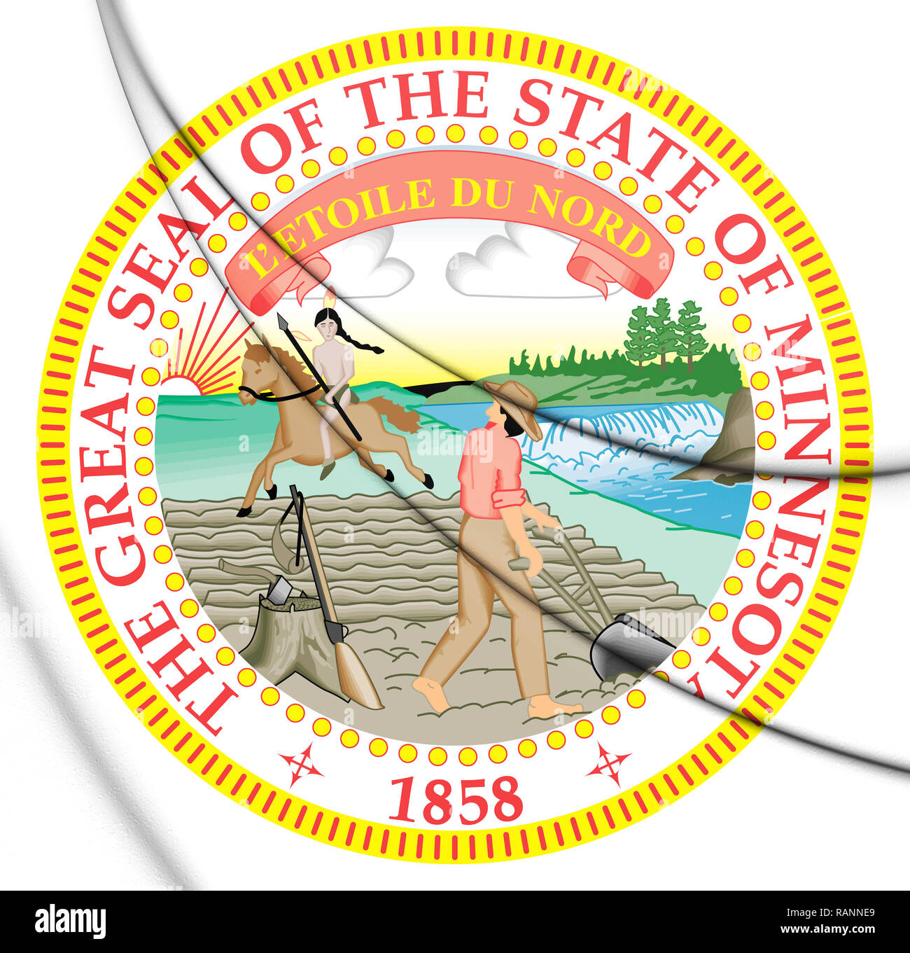 United states coat of arms Cut Out Stock Images & Pictures - Alamy