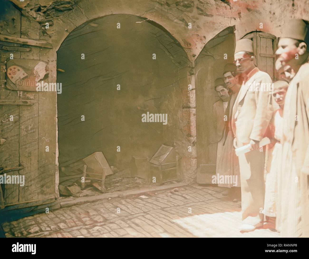 Siege of Jerusalem, Oct. 22, 1938, Israel. Reimagined by Gibon. Classic ...