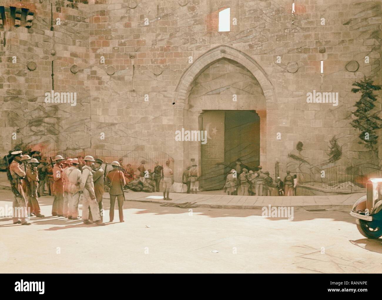 Siege of Jerusalem, Oct. 22, 1938, Israel. Reimagined by Gibon. Classic ...