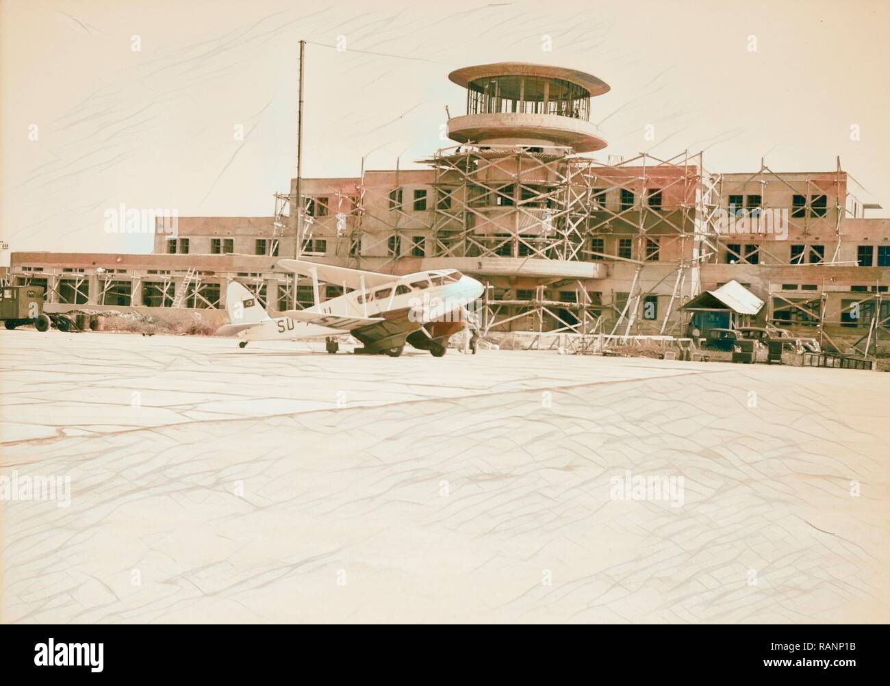Lydda Air Terminus, building, etc. 1934, Israel, Lod. Reimagined by ...