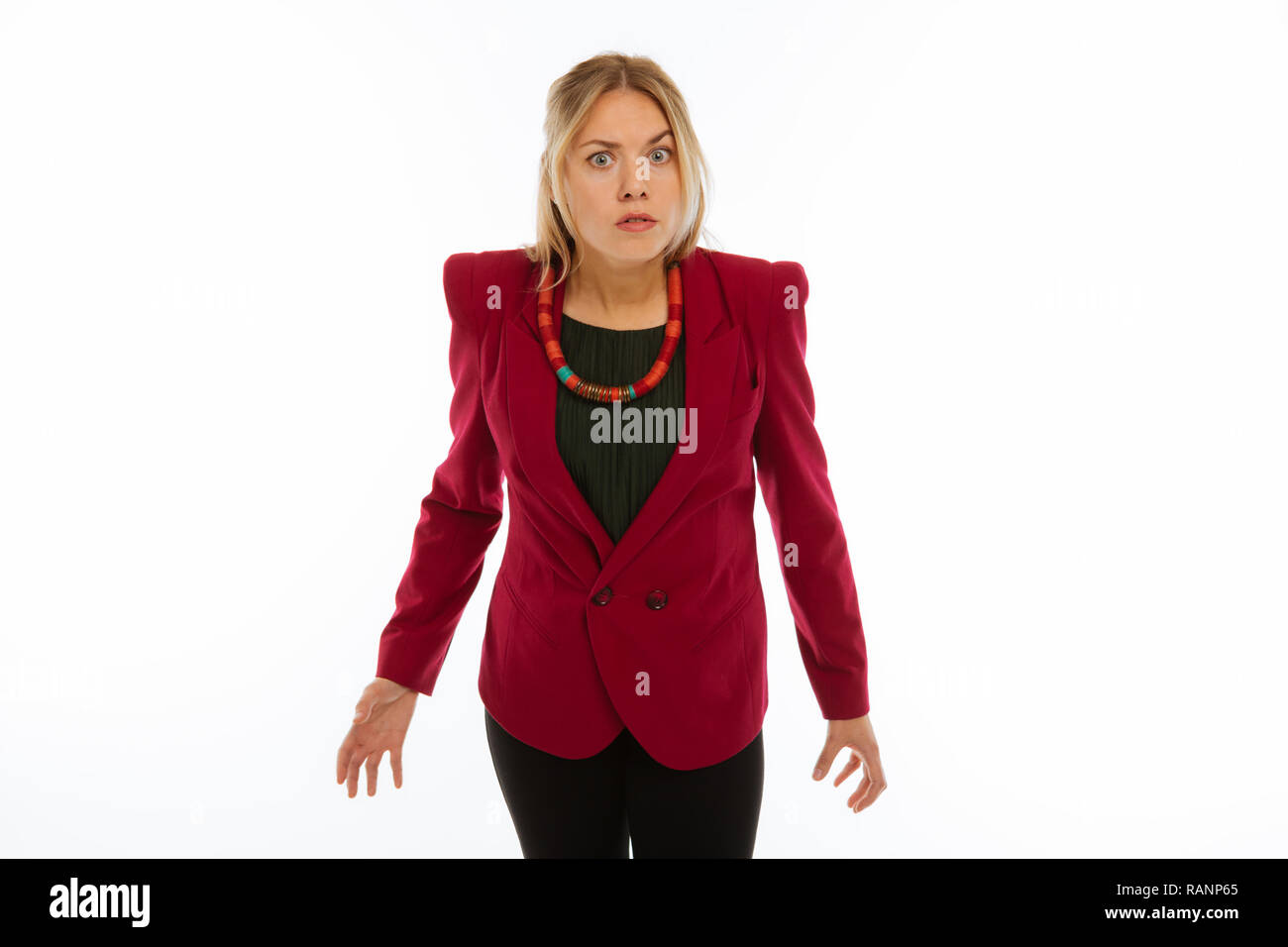 Unhappy angry woman being angry at you Stock Photo - Alamy