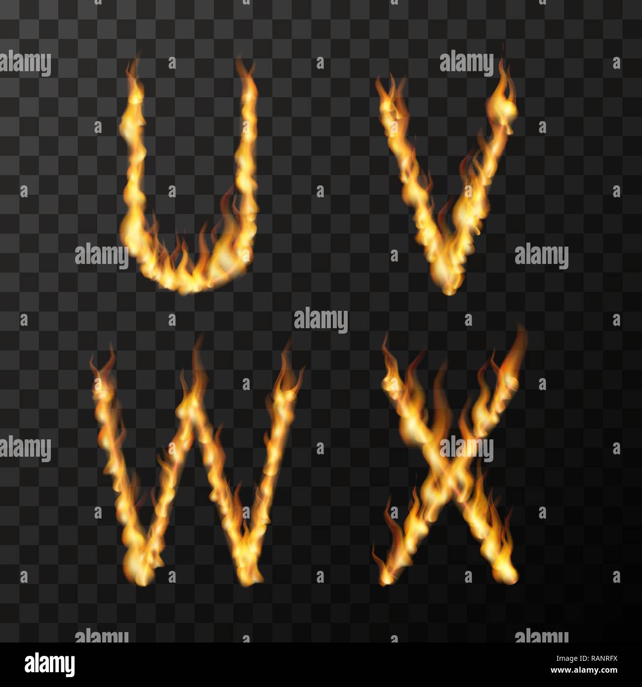 Flaming alphabet hi-res stock photography and images - Alamy