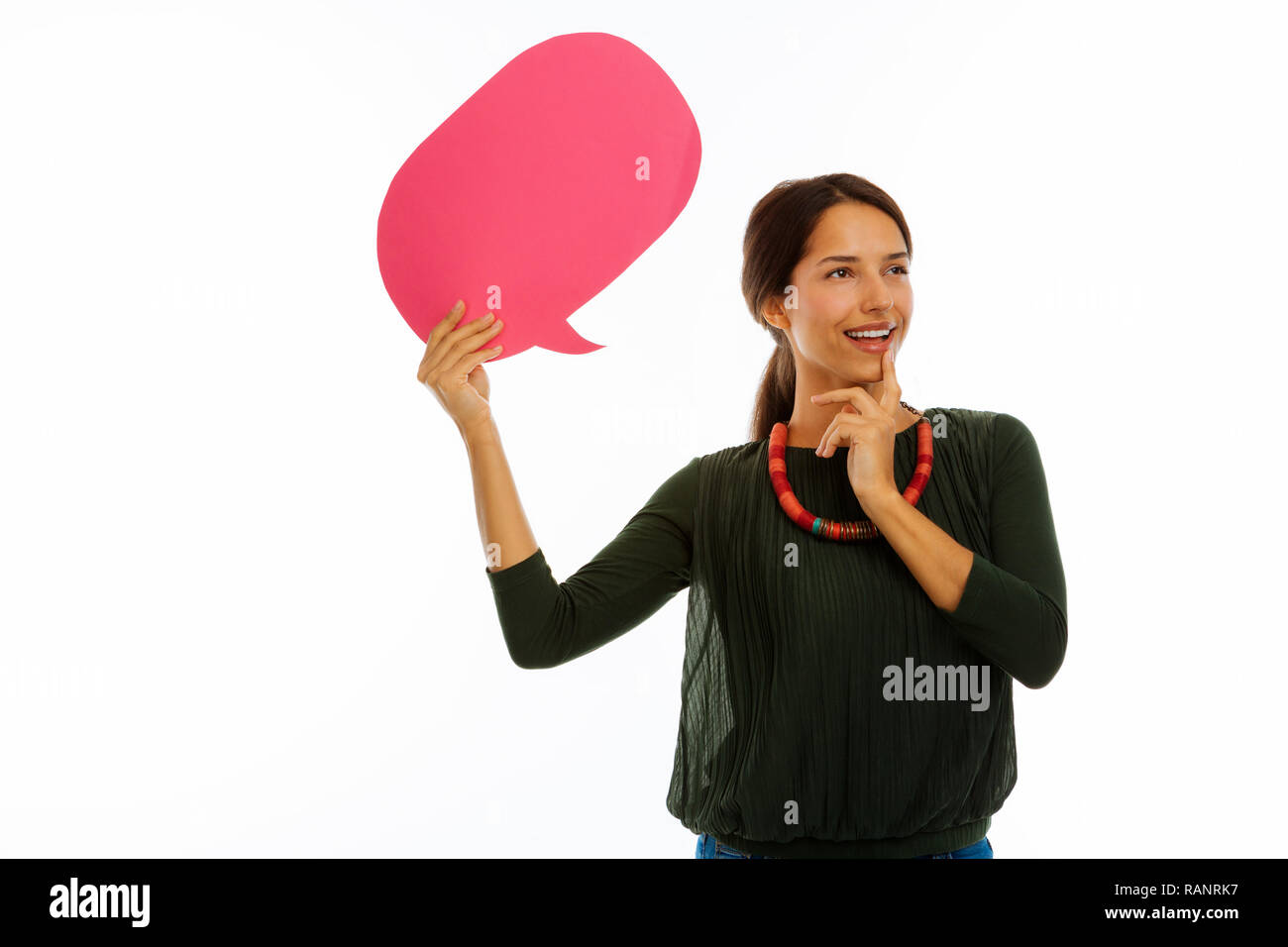 Good looking nice woman Cut Out Stock Images & Pictures - Alamy