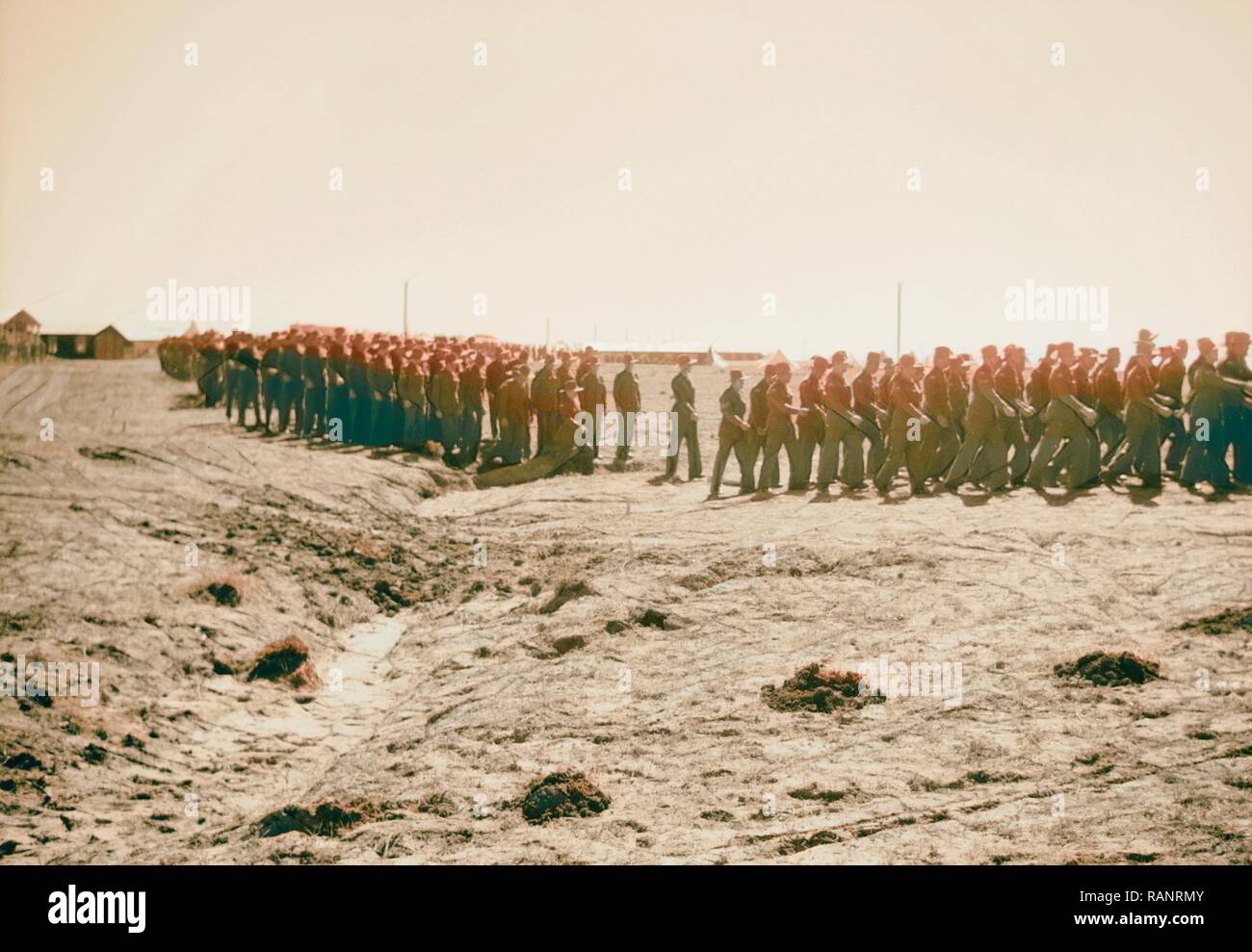 Arrival in Palestine of Mr. Anthony Eden. Gen. Barker, G.O.C. at Lydda ...