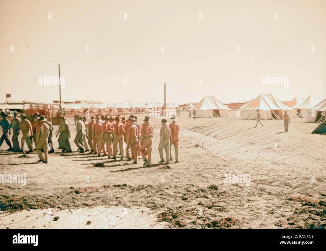 Arrival in Palestine of Mr. Anthony Eden. Gen. Barker, G.O.C. at Lydda ...