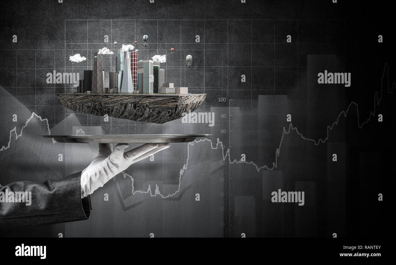 Concept of modern urban development Stock Photo - Alamy