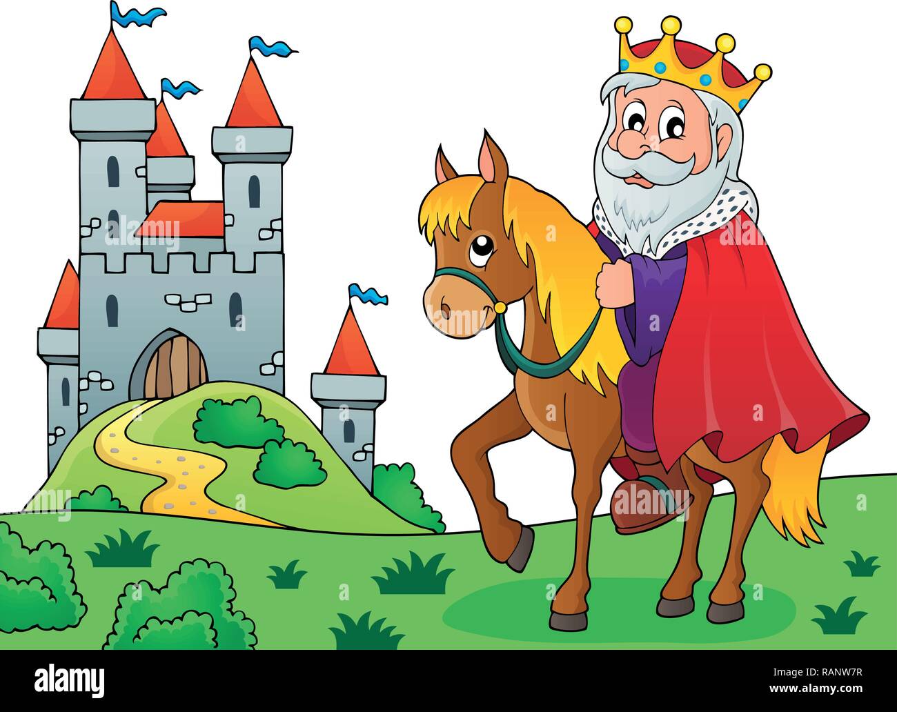 King theme Stock Vector Images - Alamy