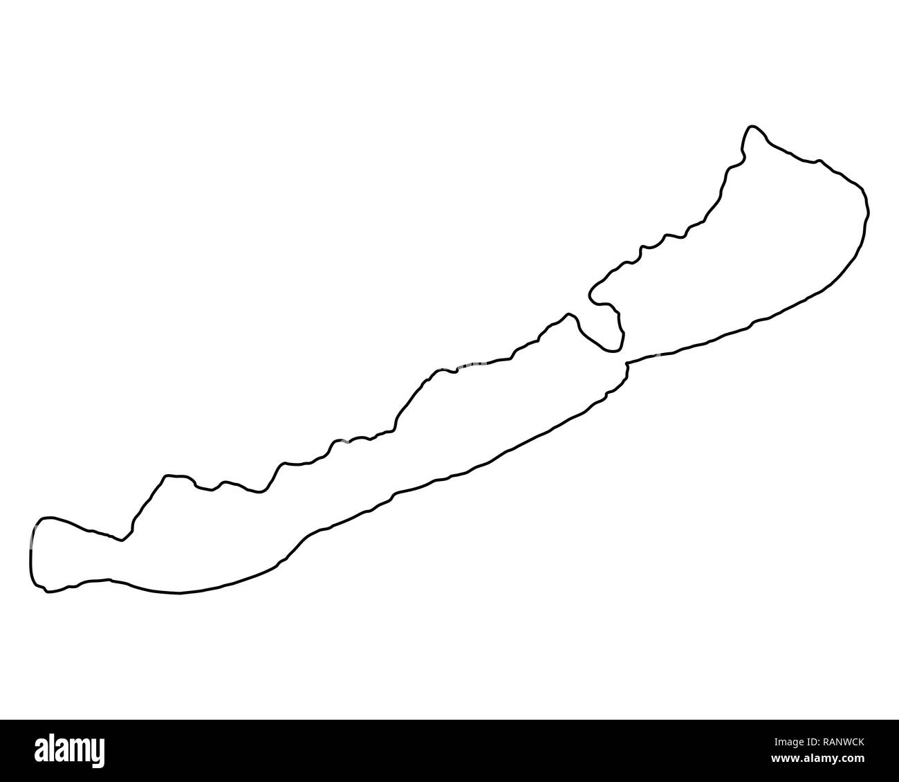 Map of Lake Balaton Stock Photo - Alamy