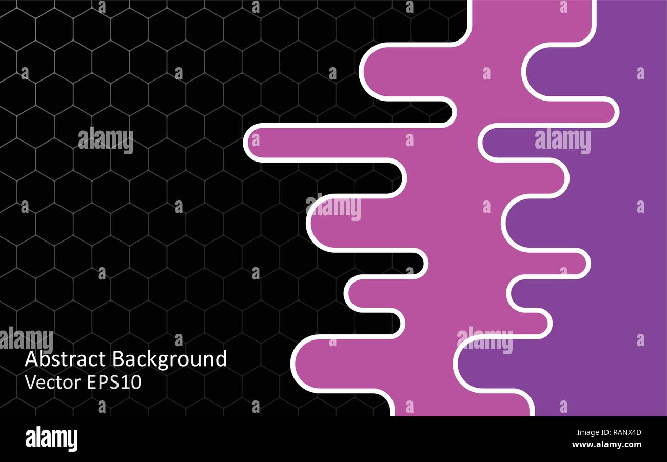 Abstract vector background with hexagon net pattern. Template design ...