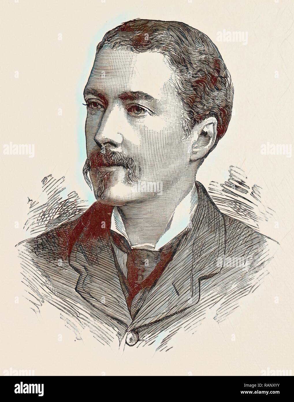 SIR EDWARD GUINNESS, BART. PORTRAIT UK 1889. Reimagined by Gibon ...