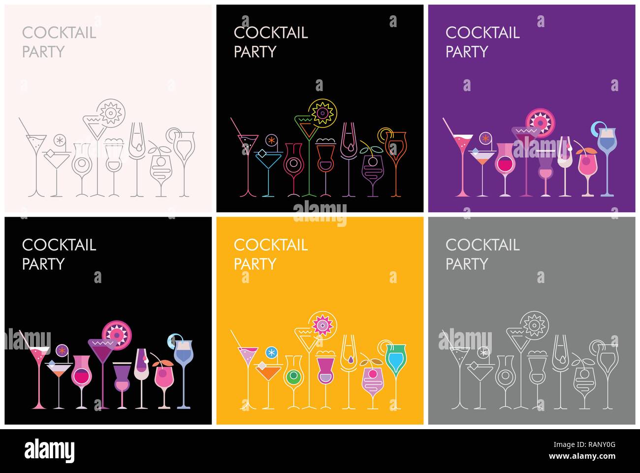 Cocktail manhattan Stock Vector Images - Alamy