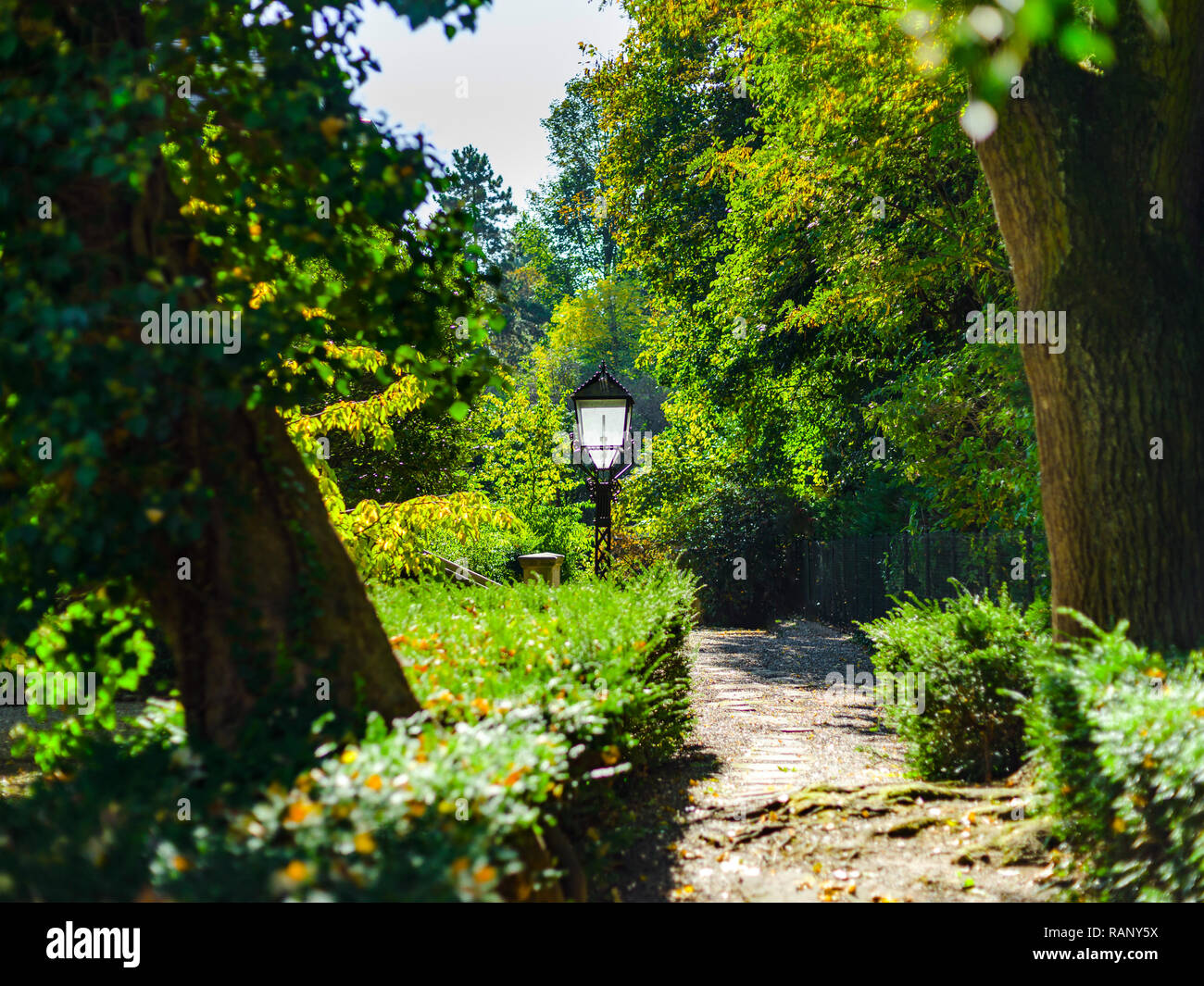 Autumn in the Strasbourg city, sunlight and colors, street view, France ...