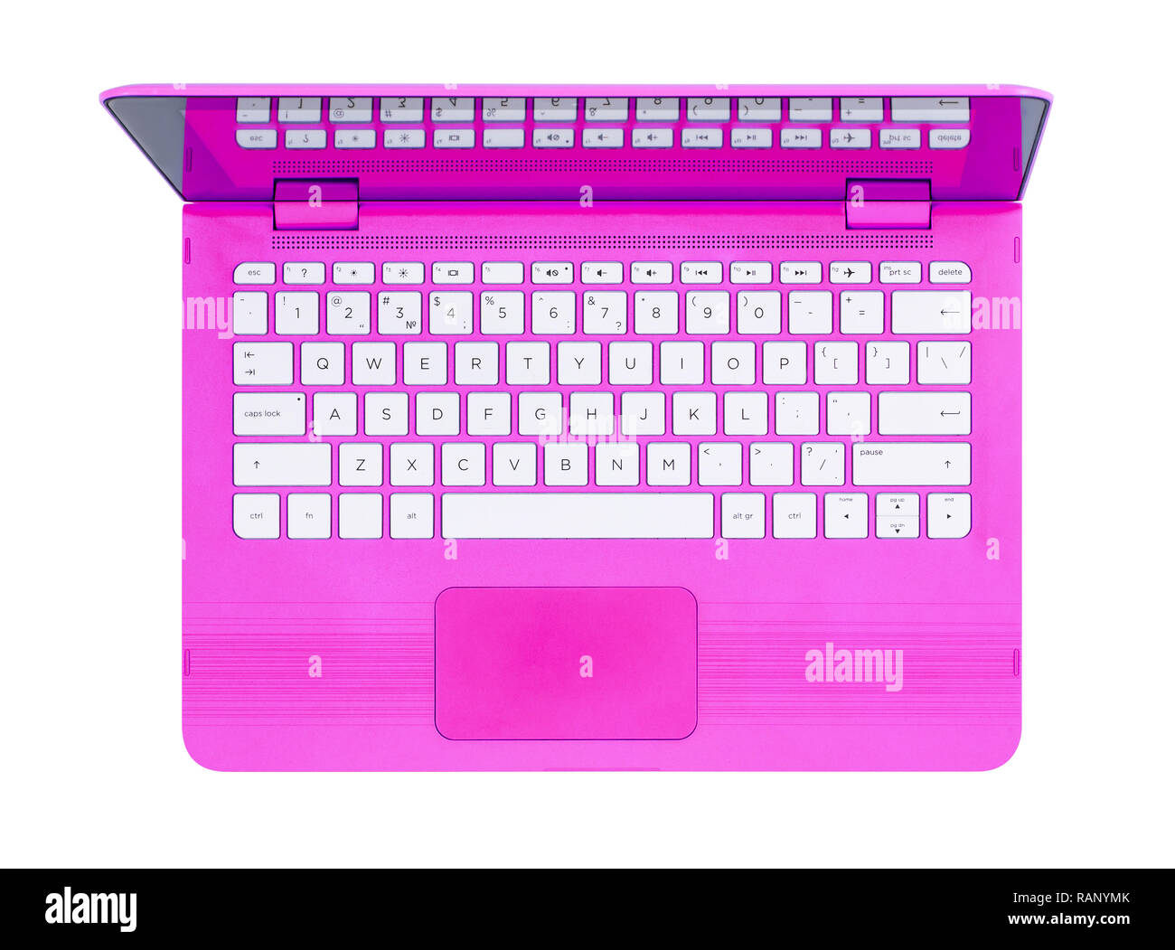 Top view laptop symbol Cut Out Stock Images & Pictures - Alamy