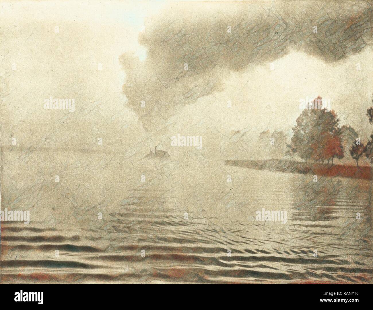 River Landscape in the Mist, Peter Henry Emerson, 1856 – 1936, 1895 ...