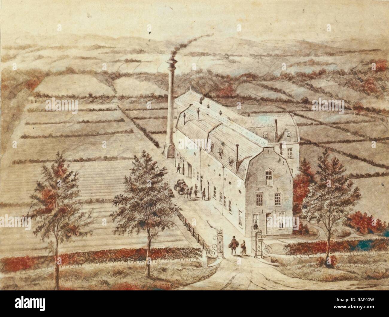 drawing or picture of Anna factory in Noordwijk, The Netherlands ...