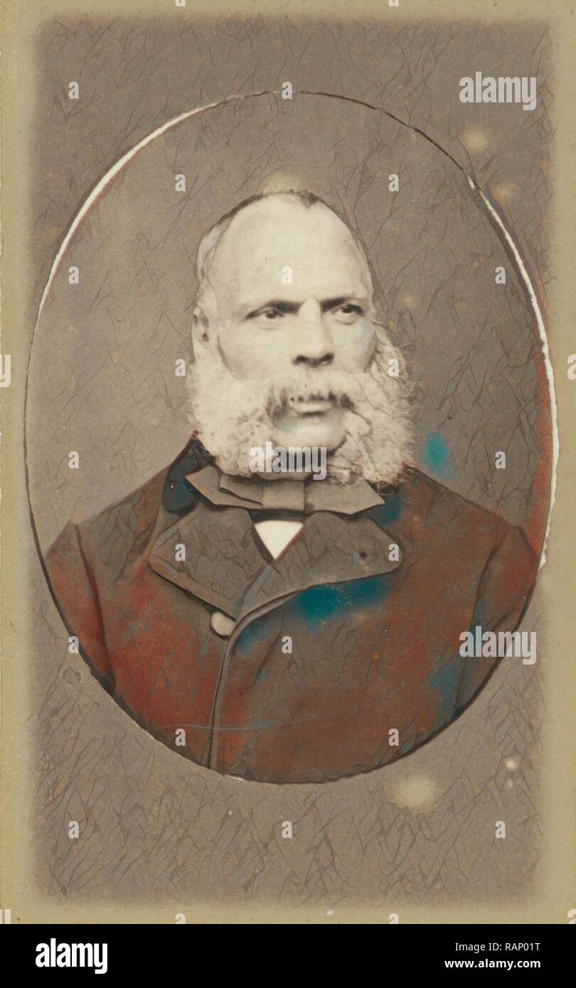 Portrait of an unknown gentleman with whiskers, Joseph Swaab, c. 1875 ...