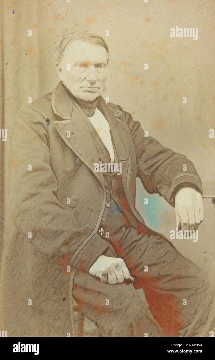 Portrait of a Man, R.P. Lammers, c. 1870. Reimagined by Gibon. Classic ...