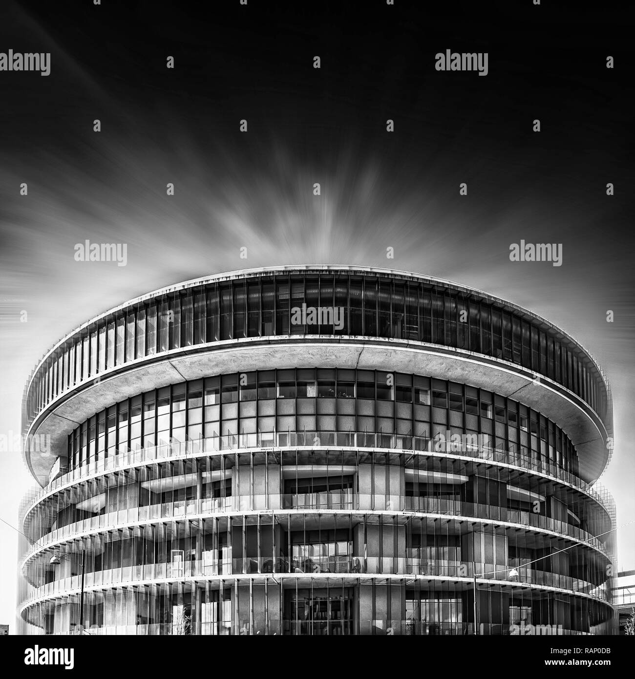 City situated Black and White Stock Photos & Images - Alamy