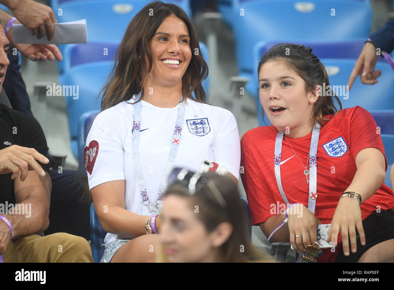 England match day in Volgograd Rebecca Vardy Picture Jeremy Selwyn ...