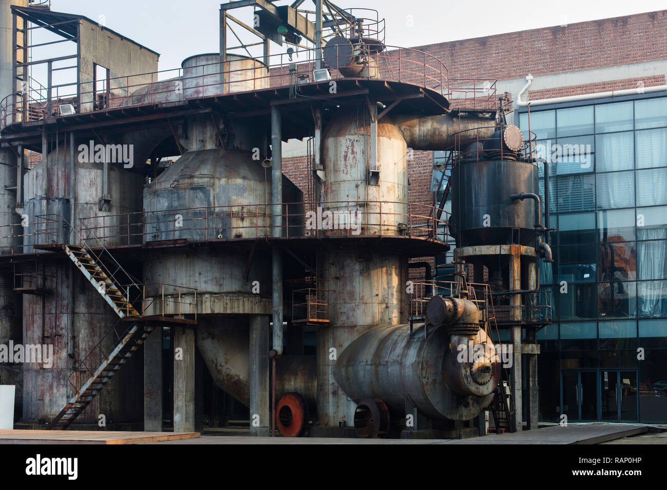 Beijing / China - September 2016: An old factory in Beijing Stock Photo ...