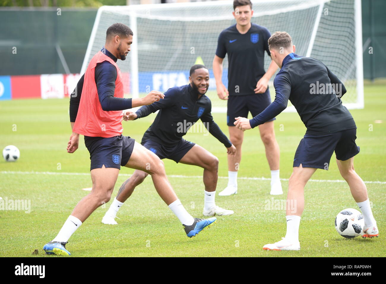 England football team training hi-res stock photography and images - Alamy