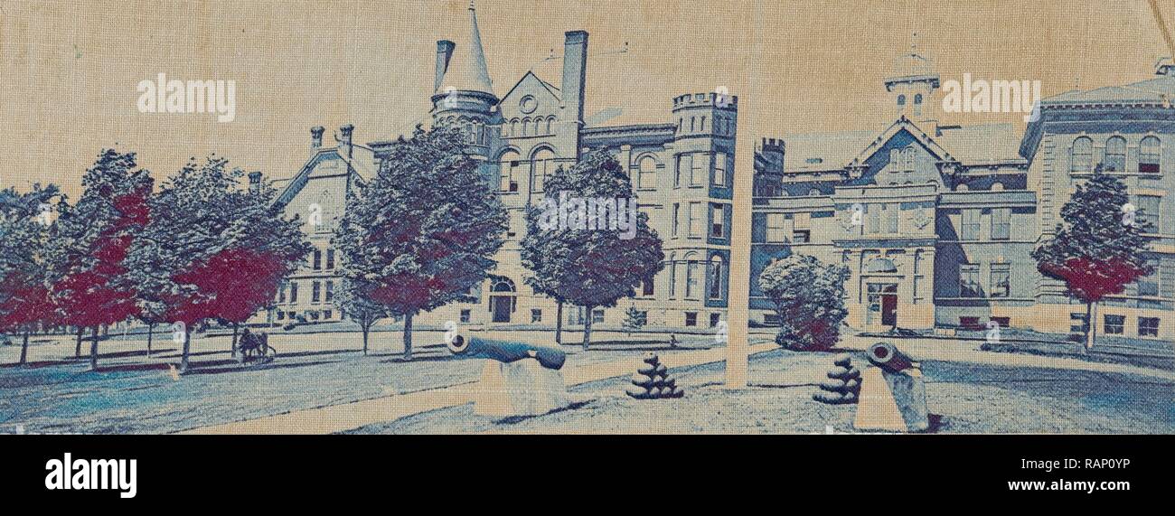 South Hall, Administration Building and North Hall, Iowa State Normal ...