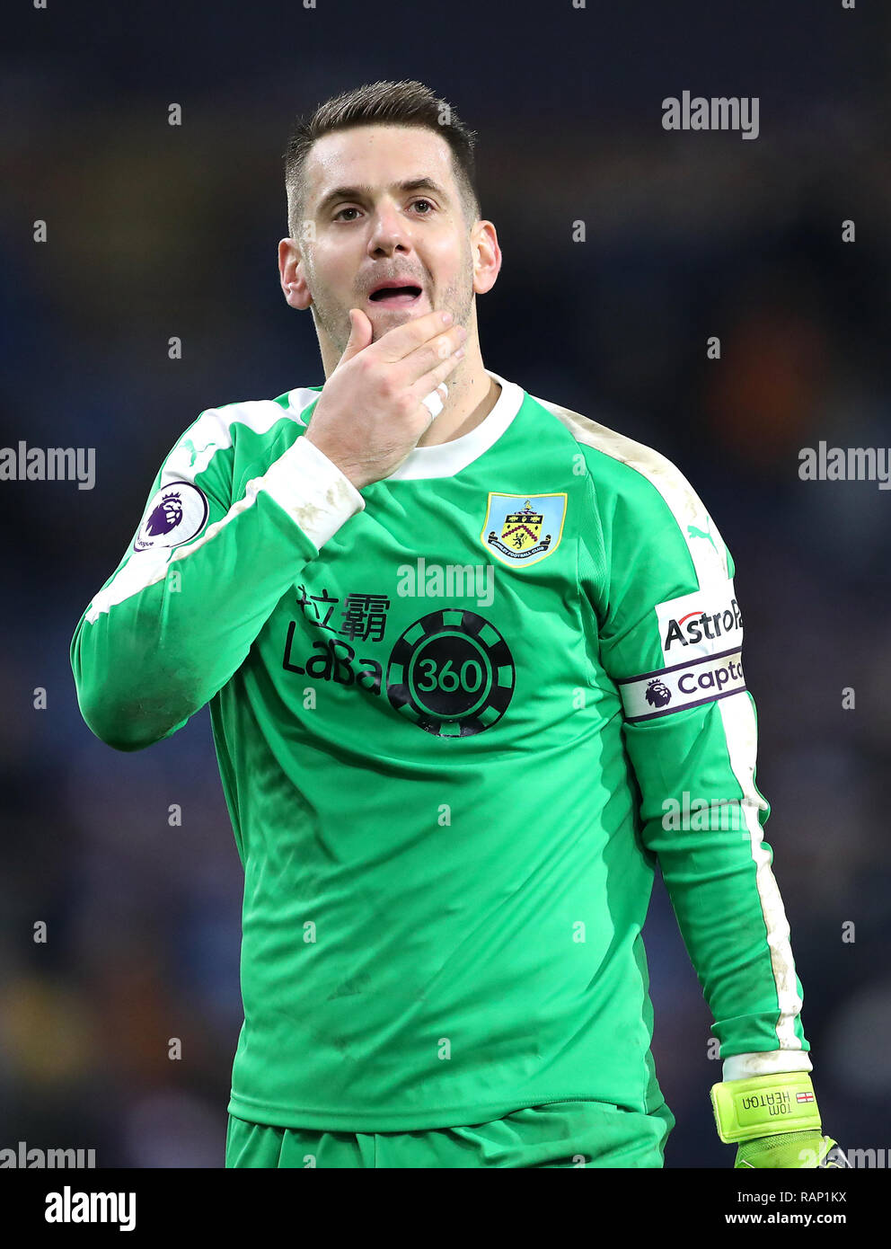 Burnley goalkeeper Thomas Heaton Stock Photo - Alamy