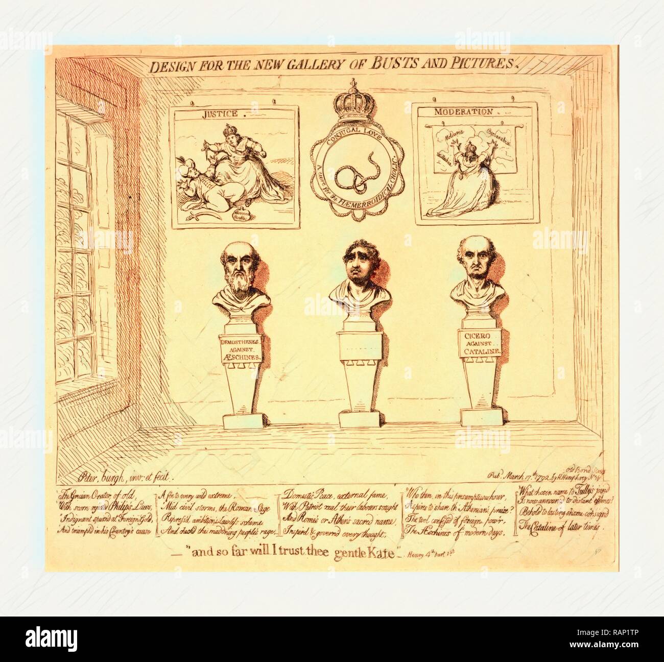 Design for the new gallery of busts and pictures, and so far will I ...