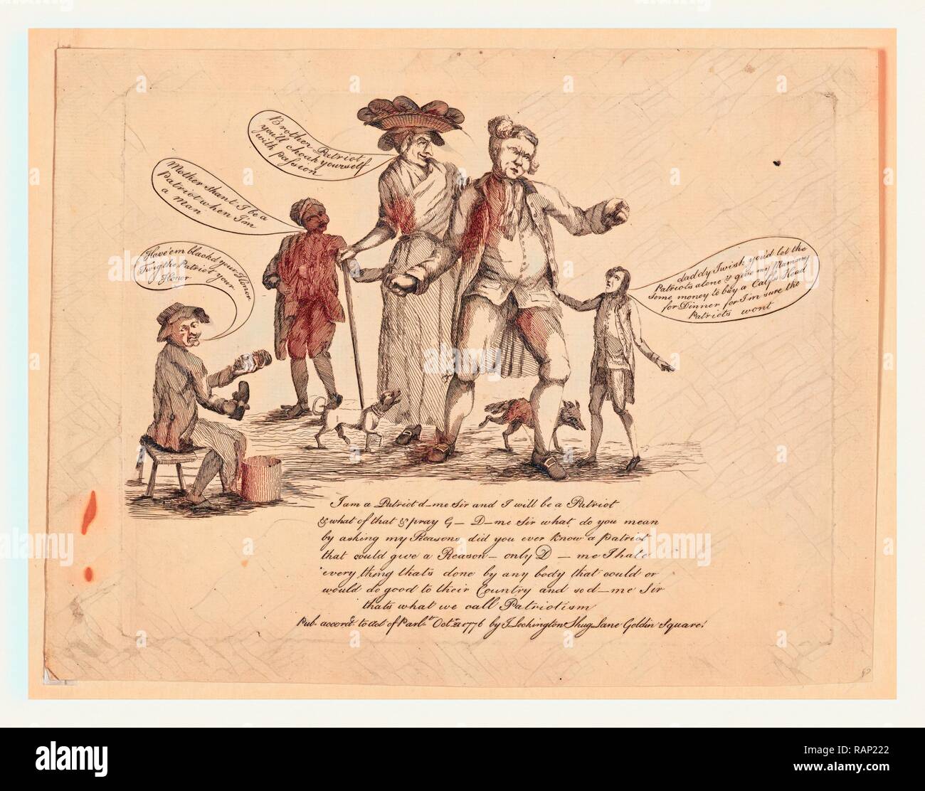 I am a Patriot d- me Sir and I will be a Patriot ..., [London], 1776 ...